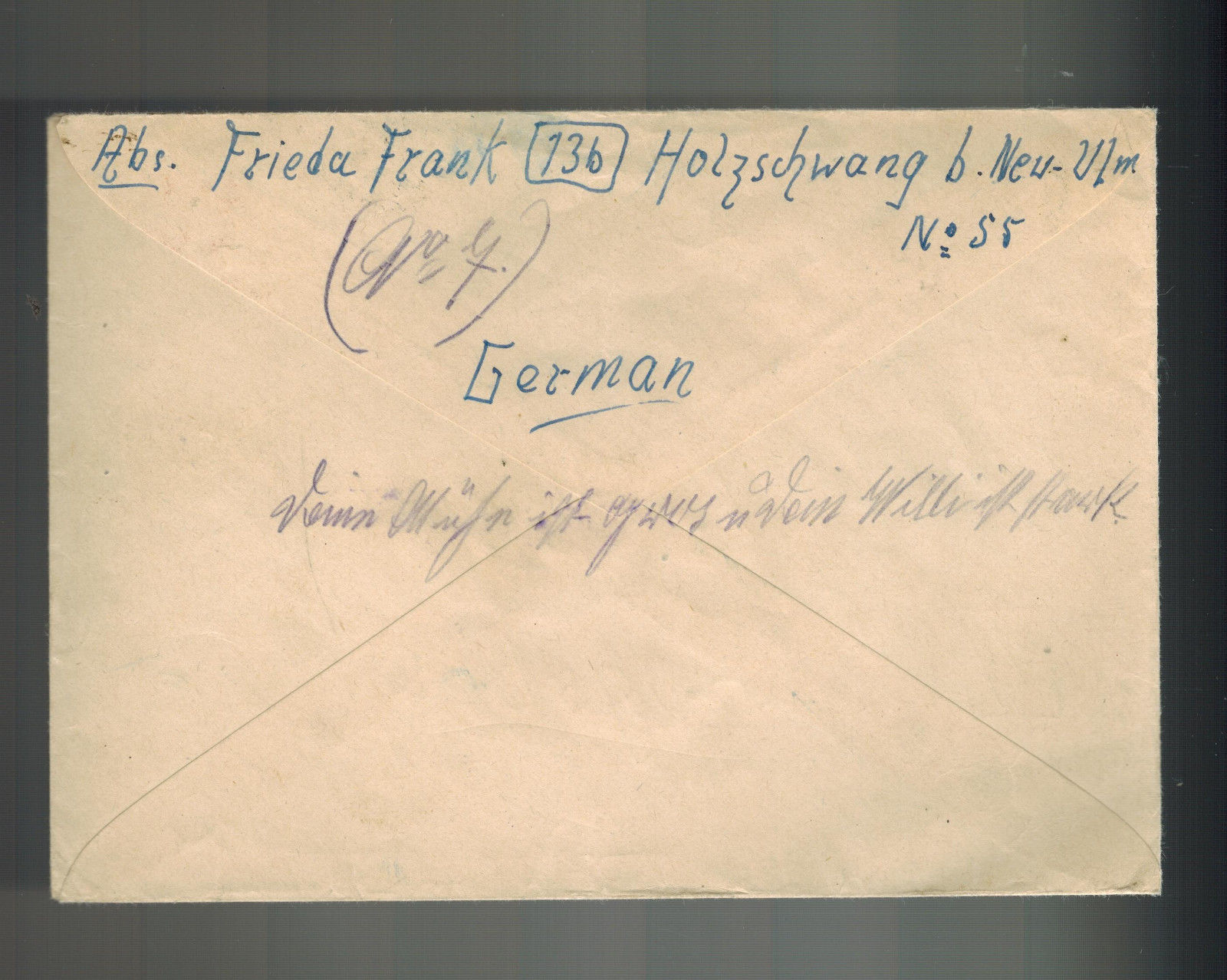 1946 Germany Ludwigsburg War Criminal Prison Camp # 71 Cover Matthias ...
