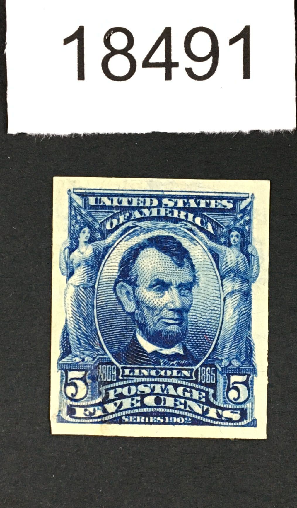US Stamps # 315 Imperf Mint OG H LOT #18491 | United States, General ...