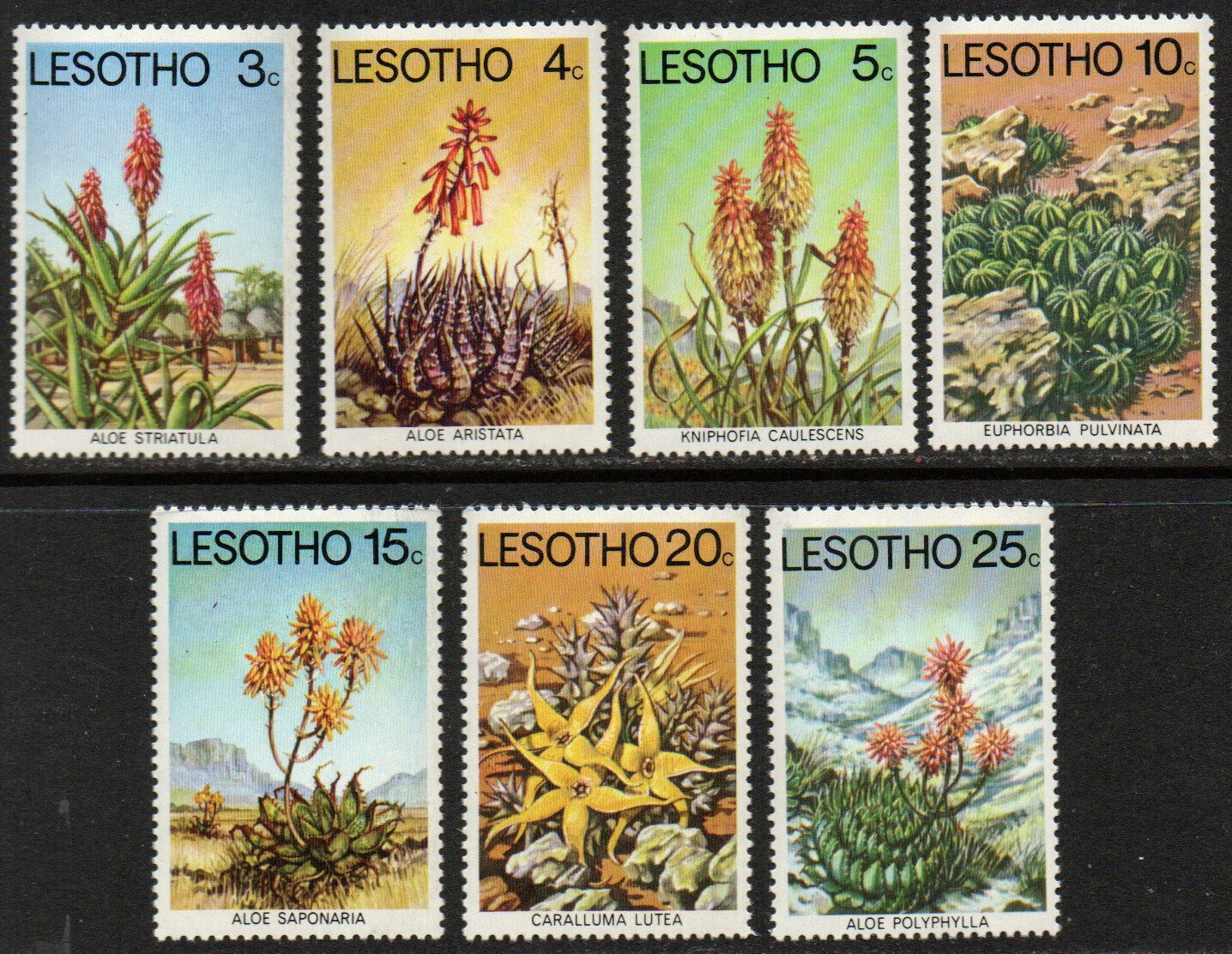 Lesotho Sc #221-227 MNH | Africa - Lesotho, General Issue Stamp / HipStamp