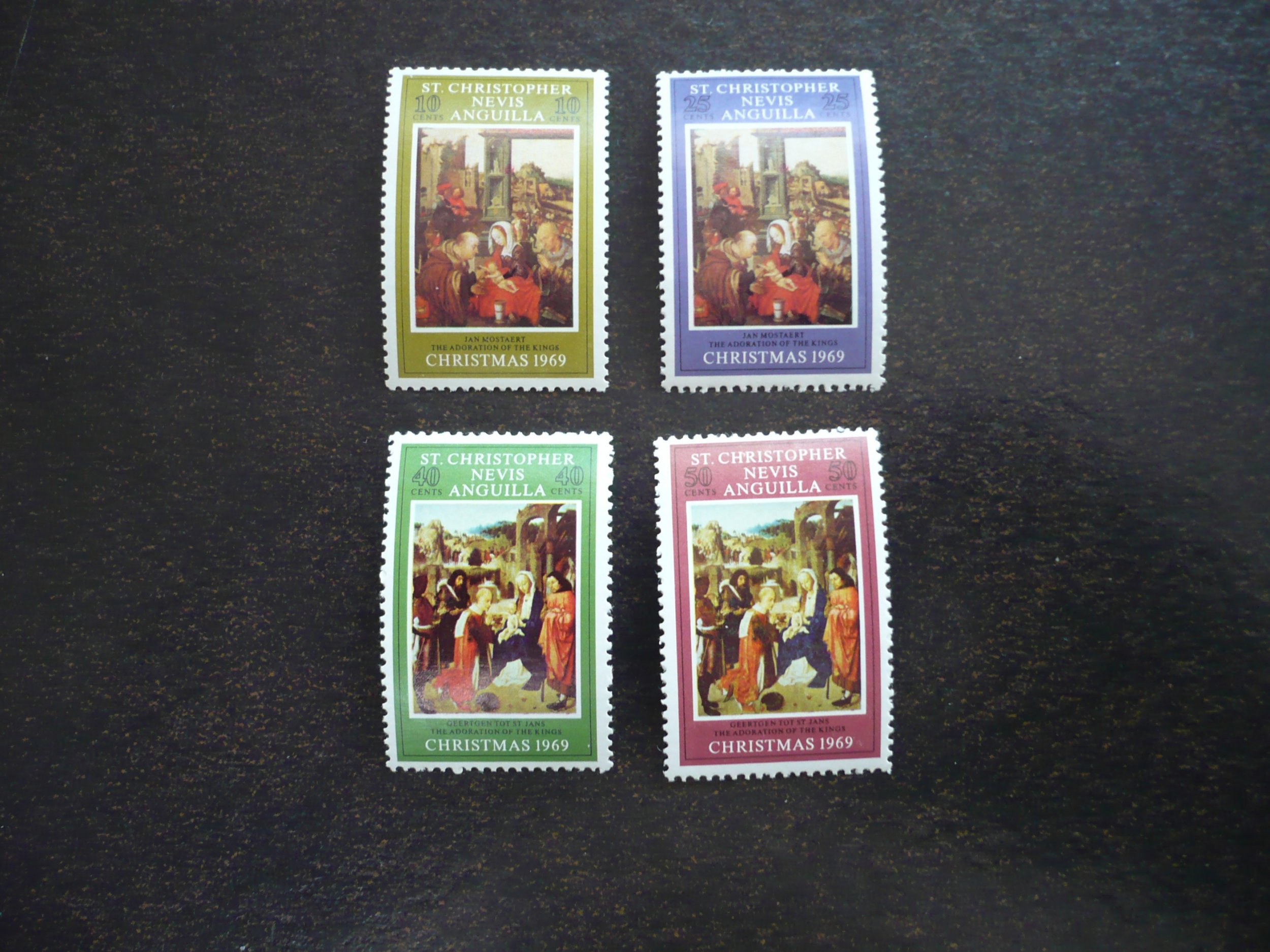 Stamps - St. Kitts Nevis - Scott# 202-205 - Mint Hinged Set of 4 Stamps ...