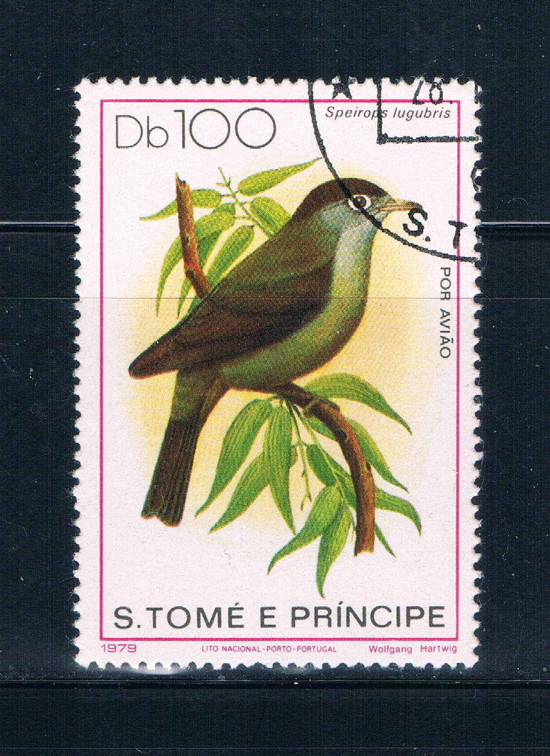 Saint Thomas and Prince Is 546 Used Bird Speirops lugubris (S0696 ...