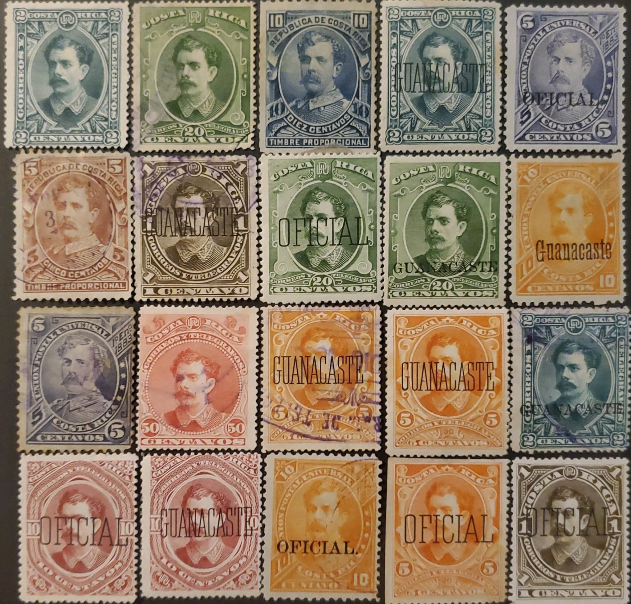 O) 1889 Costa Rica, President Bernardo Soto Alfaro, Guanacaste ...