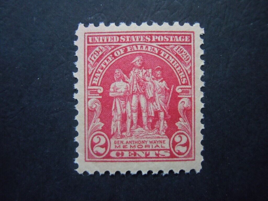 1929 #680 2c Battle of Fallen Timbers MNH OG XF "Includes New Mount ...