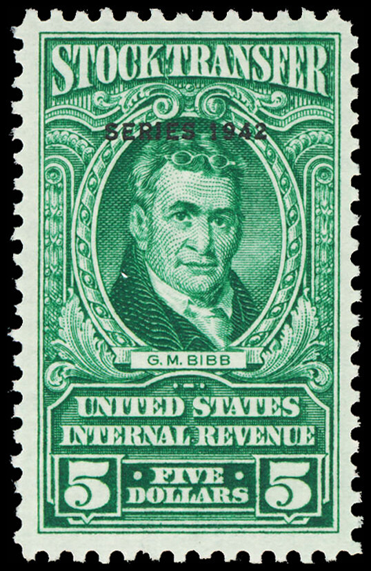 U.S. REV. Dated Greens Rd131 Mint (ID # 116488) | United States ...