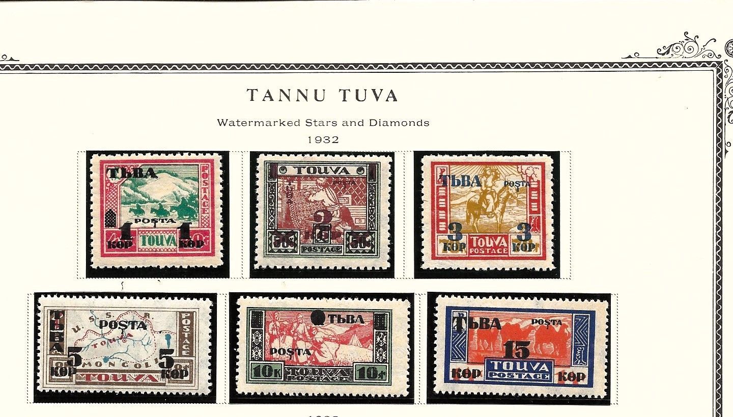 Tannu Tuva - Large Group in mounts - CV >$400 | Canada, General Issue ...