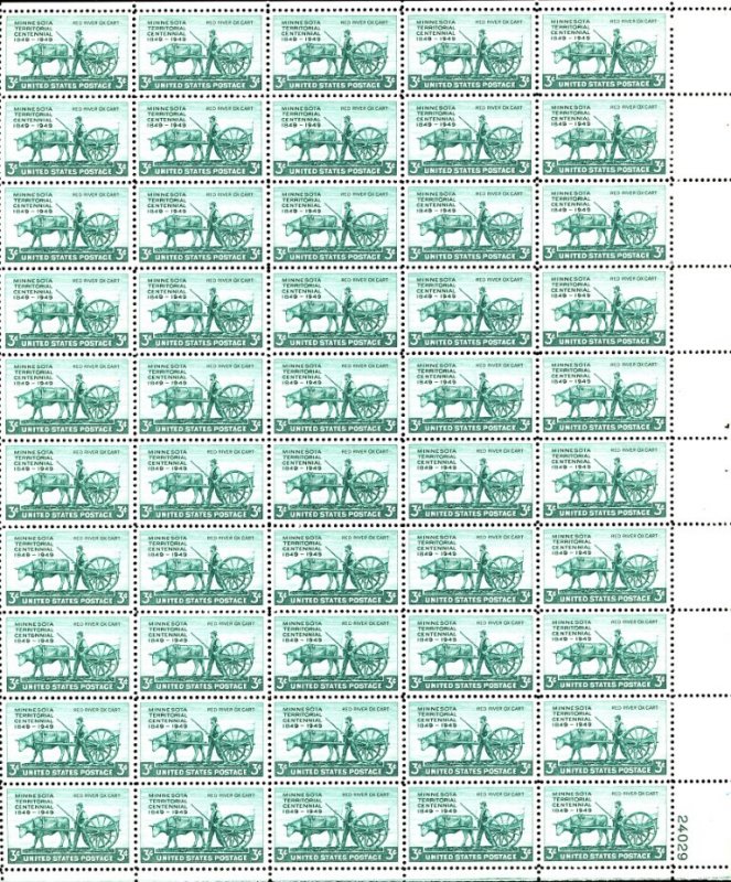 U.S. #981 Mint PL# Sheet of 50 OG NH | United States, General Issue ...