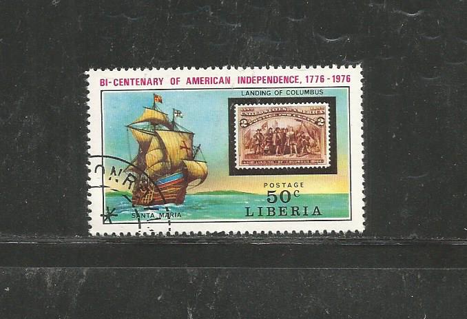 #708 Santa Maria, US #231 | Africa - Liberia, General Issue Stamp ...