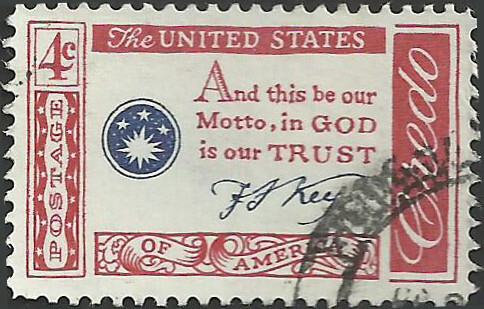 # 1142 Used Francis Scott KEY Quotation | United States, General Issue ...