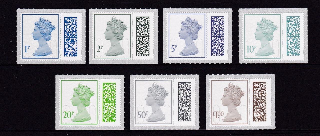 GB Latest LOW Value Machins With BAR Codes PO Fresh | Great Britain ...