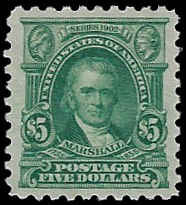 U.S. #480 Unused OG LH; $5 Marshall (1917) | United States, General ...