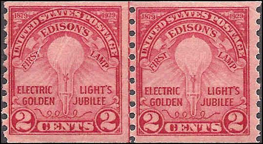 656 Mint,OG,H... Line Pair... SCV $55.00 | United States, General Issue ...