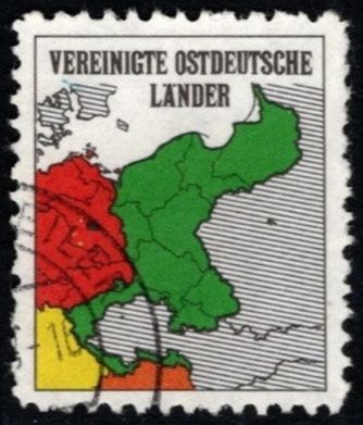 Vintage German Propaganda Poster Stamp United East German Countries ...