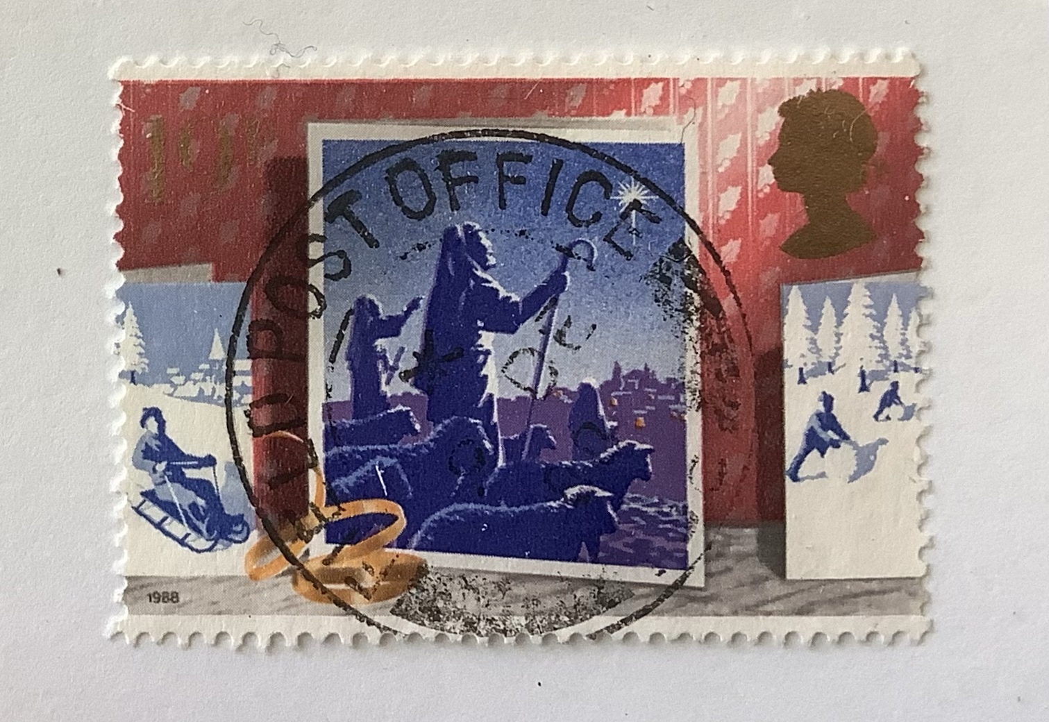 Great Britain 1988 Scott 1235 used - 19p, Christmas | Great Britain ...