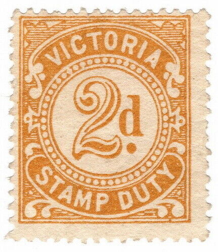 (I.B) Australia - Victoria Revenue : Stamp Duty 2d (1915) | Australia ...