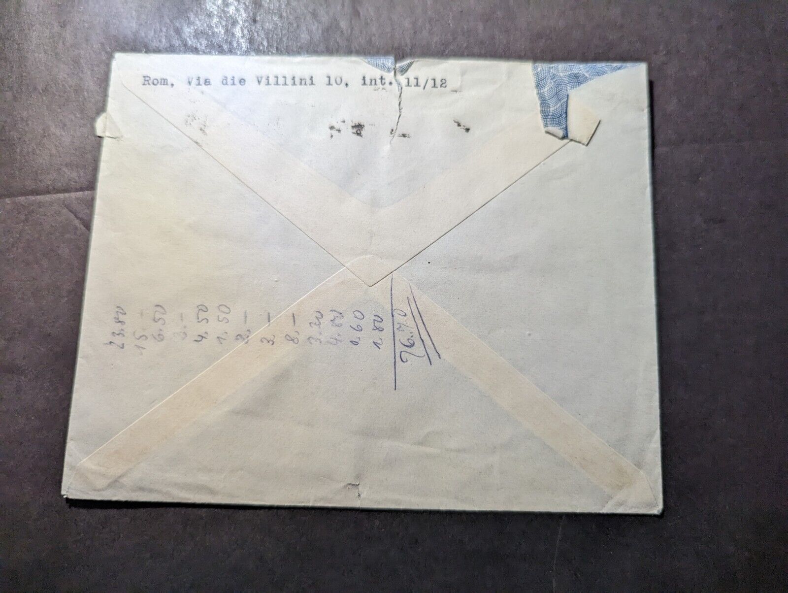 1938 Italy Cover Rome to Zoppot Danzig Germany Felicitas Eber | Europe ...