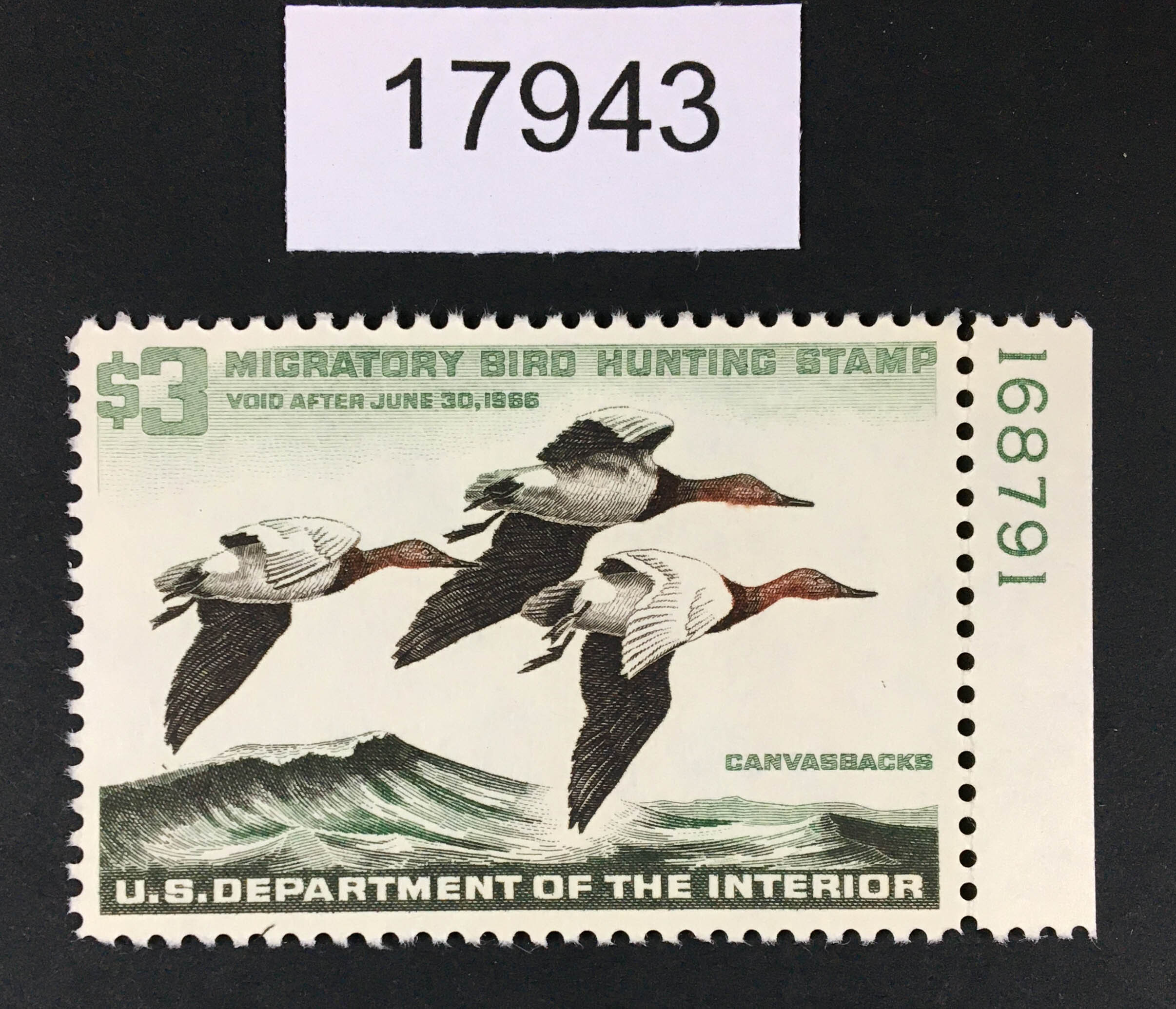 US Stamps # Rw32 Mint OG NH XF Post Office Fresh Choice $100++ LOT ...