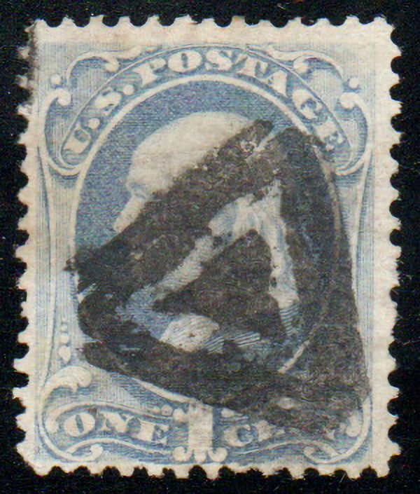 USA #156 F-VF, "triangle in triangle" cancel, lovely color! | United ...