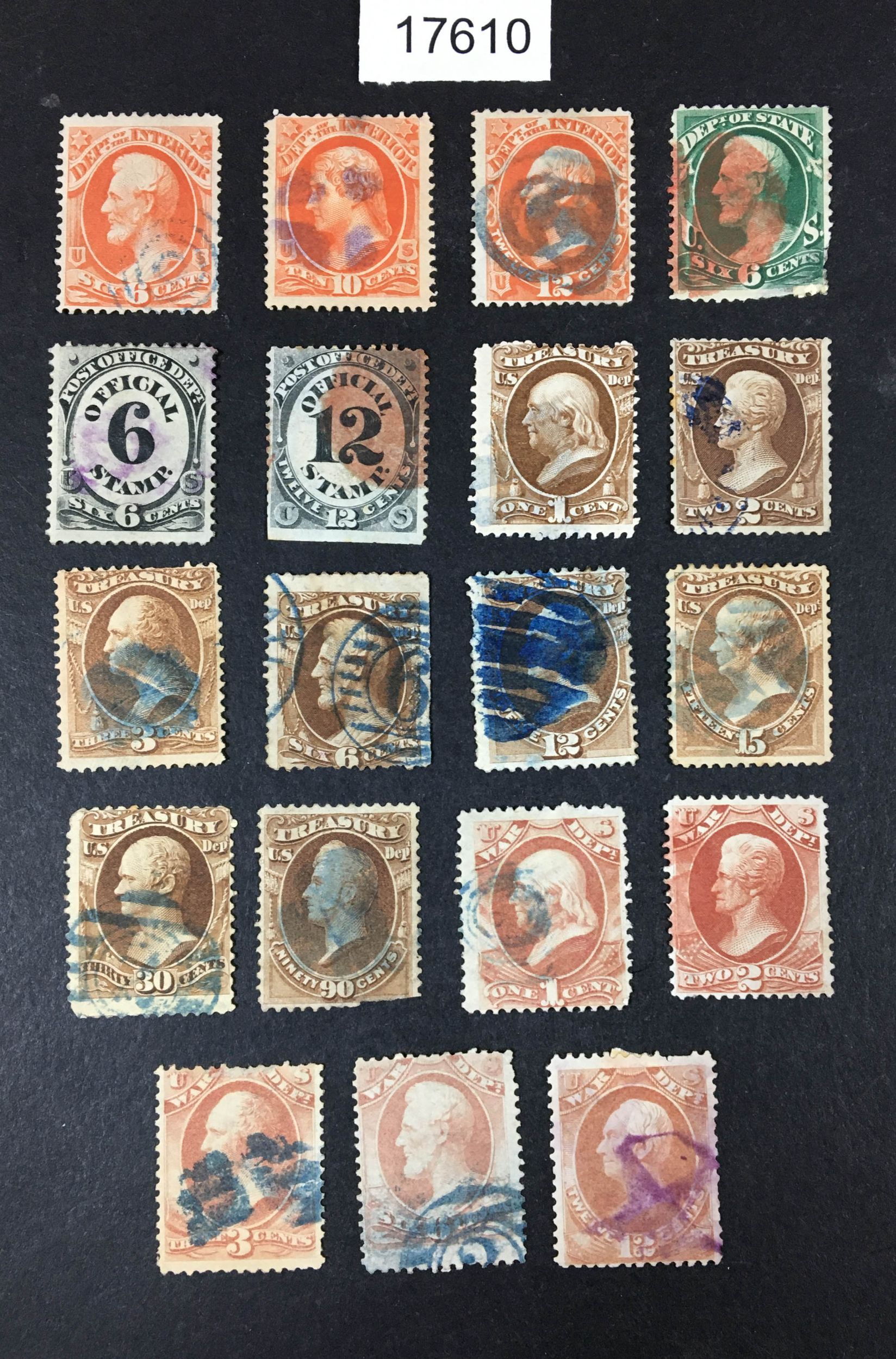 US Stamps # O18/O89 Used Group $248 LOT #17610 | United States ...
