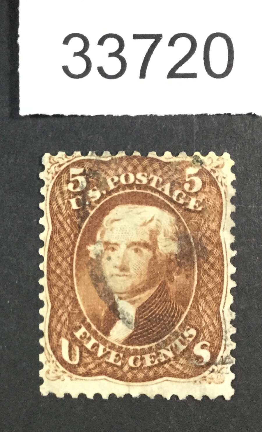 US Stamps #75 RED Brown $500 LOT #33720 | United States, General Issue ...