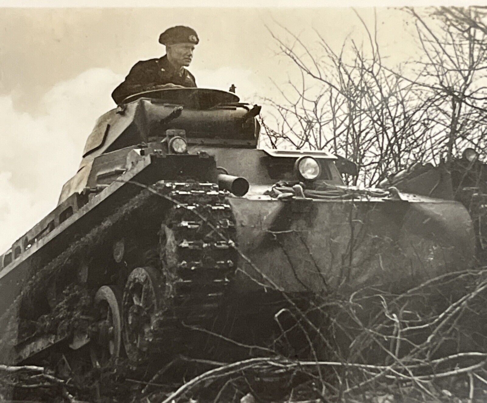 Soldier Driving Panzer Tank WW2 WWII German Third Reich War photo ...