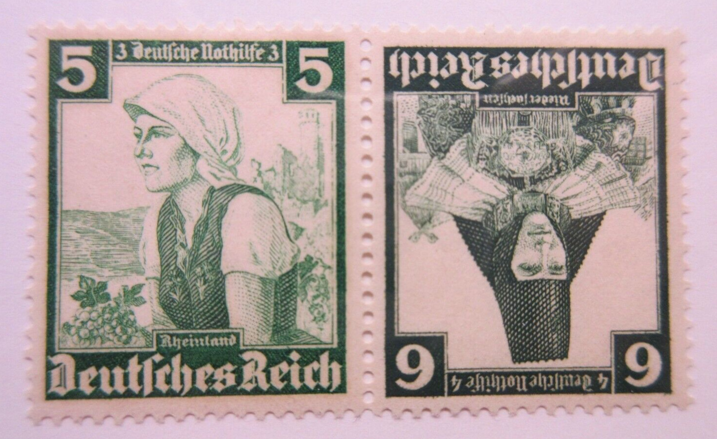 GERMANY Zusammendrucke Michel: K25, MINT NEVER HINGED Lot24 Cat €12 ...