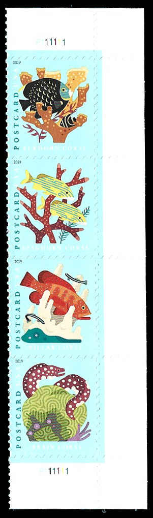 PCBstamps US #5363/5366a Strip $1.40(4x35c)Coral Reefs, MNH, (9 ...