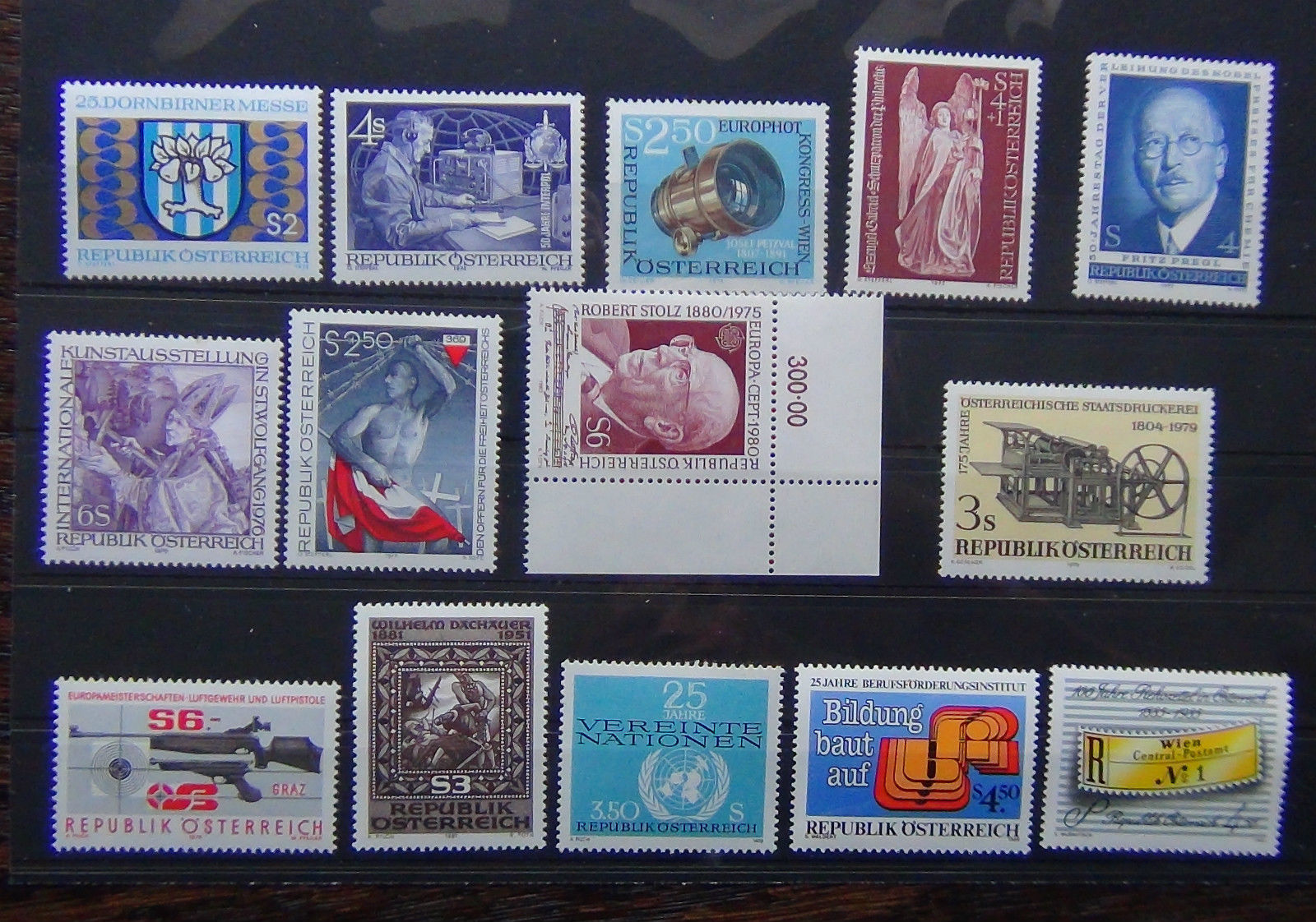 Austria 1973 Interpol 1979 Shooting Printing 1980 Europa 1981 Artist ...