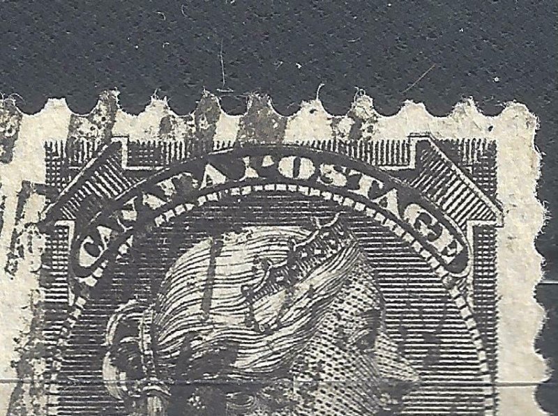 Canada Minor Re-Entries 1/2c Small Queen Pair Scott 34iv VF Used ...