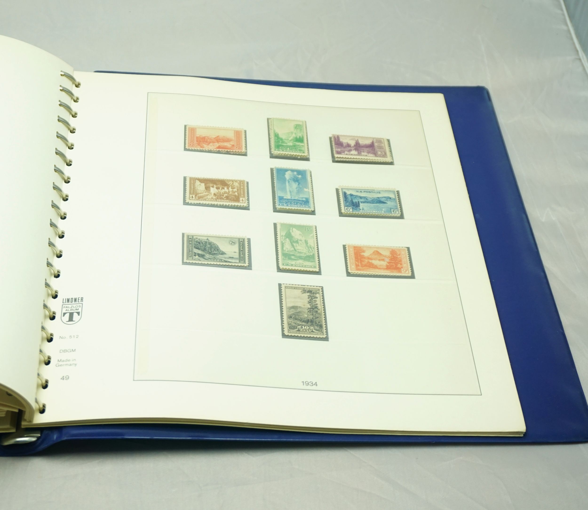Lindner USA Postage Stamp Booklet Collection in 10 Hingeless Albums up ...