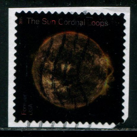 5603 US (55c) Sun Science - Coronal Loops SA, used on paper | United ...