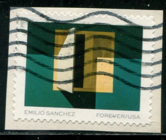 5597 (55c) Emilio Sanchez SA, used on paper | United States, General ...