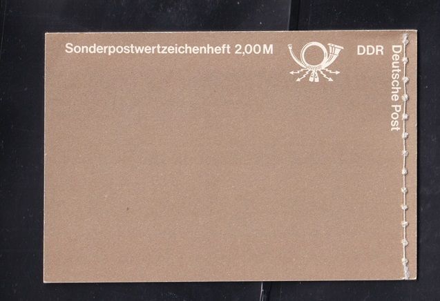 German Democratic Republic DDR #2608 MNH 1987 booklet fish 10pf ...