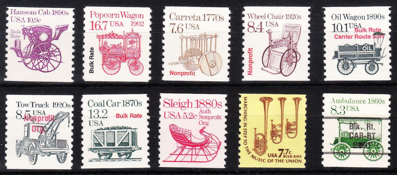 MOstamps - US Mint OG NH Coils (10 stamps) - Lot # HS-F681 | United ...