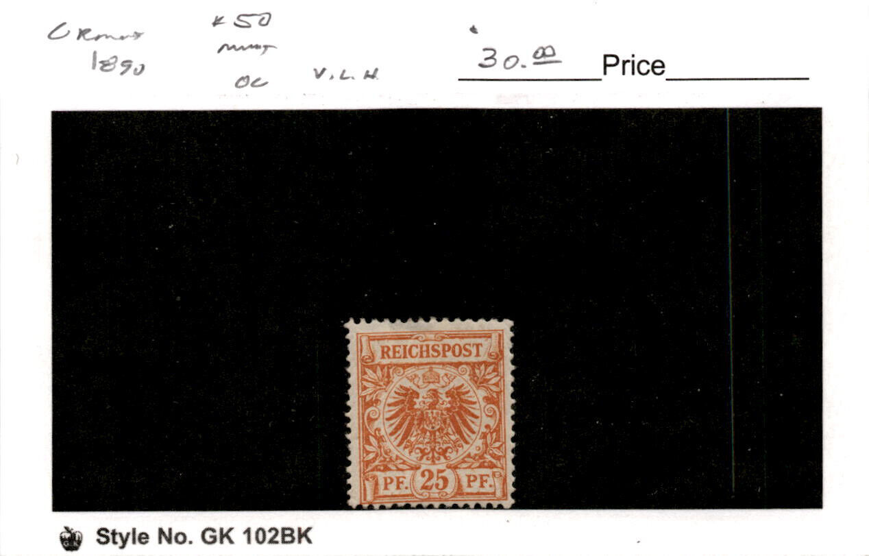 Germany, Postage Stamp, #50 Mint LH, 1890 (AB) | Europe - Germany ...