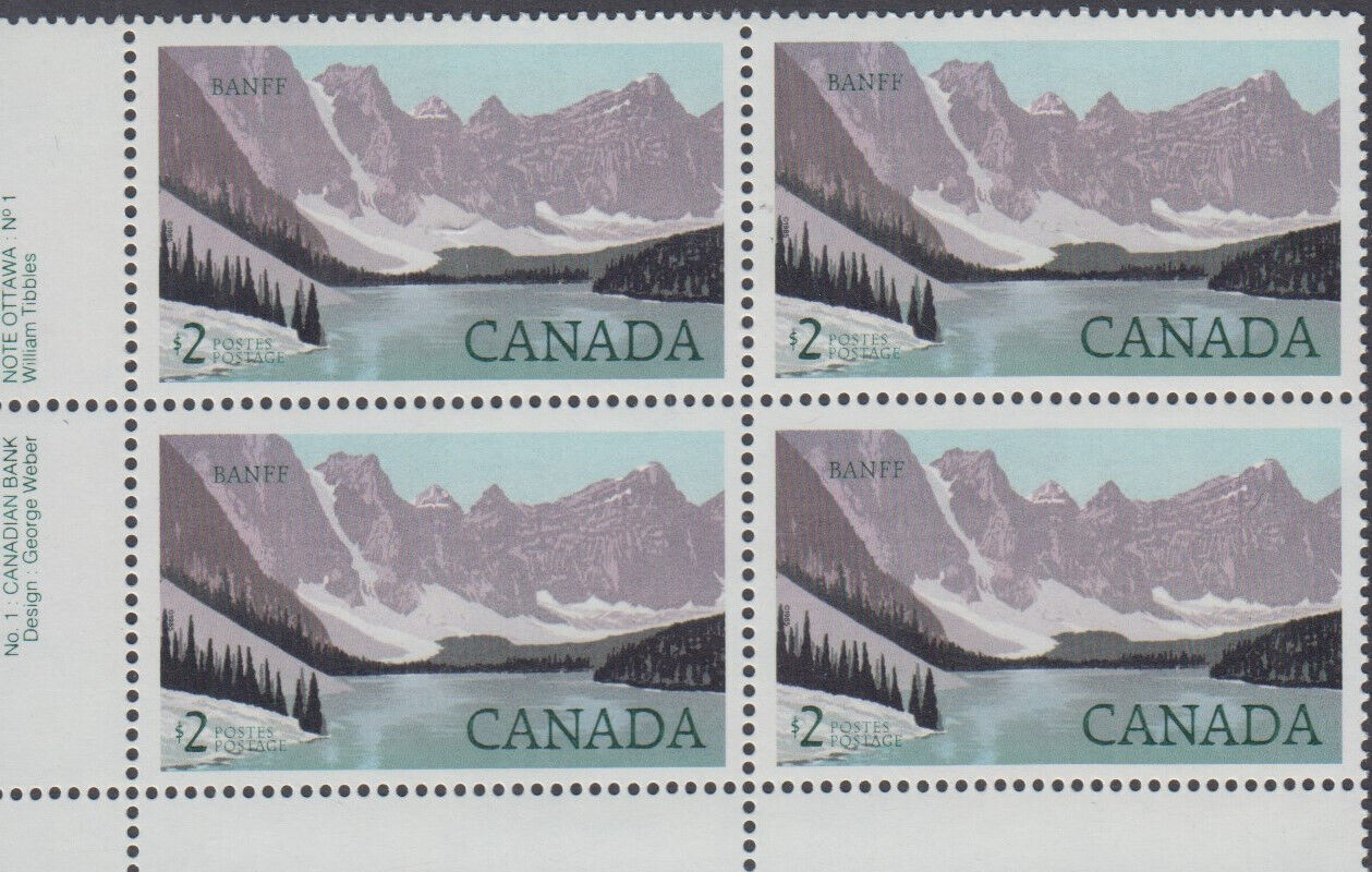 Canada UNITRADE MNH # 936 LL Plate 1 Corner Block | Canada, General ...