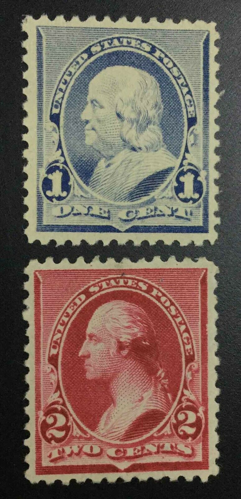 US Stamps #219-220 Mint OG NH VF+ LOT #75766* | United States, General ...