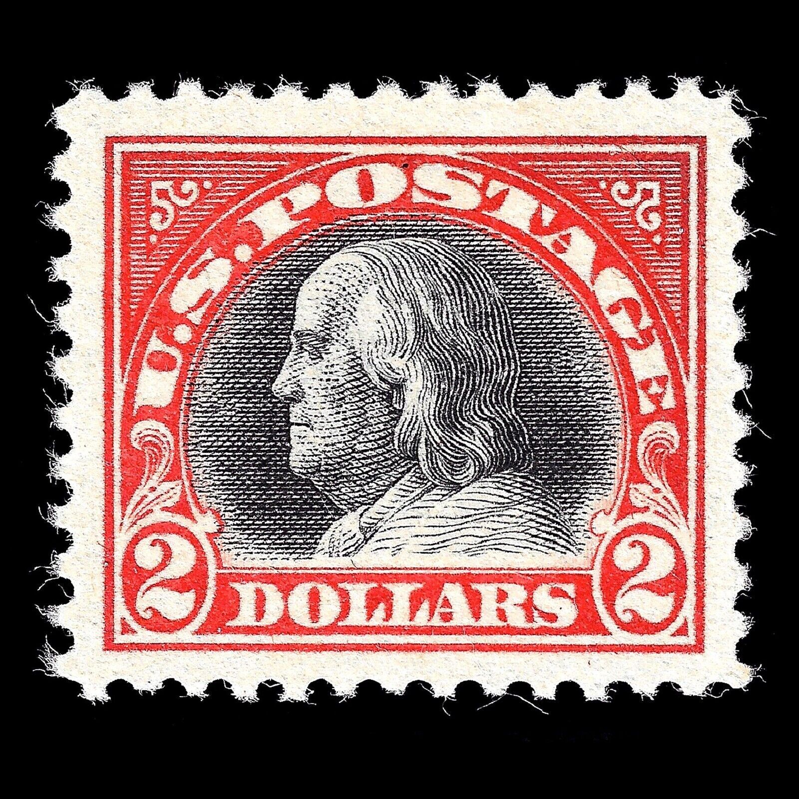 WCstamps: U.S. Scott #523 $2 Orange Red & Black XF Mint OGph PSE Cert ...