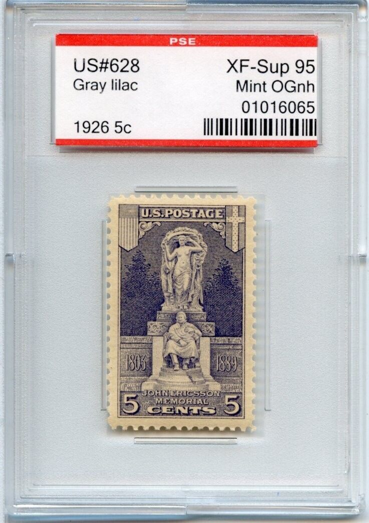 US Scott #628 Mint-Xf-Sup-Og-Nh Graded 95 PSE Encapsulated (9/23/24 GP ...