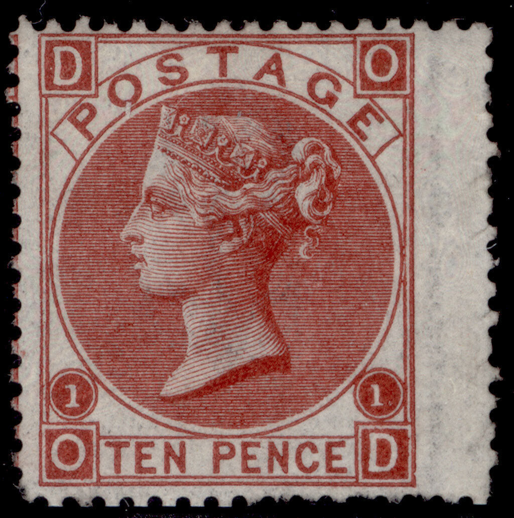 GB QV SG114, SCARCE 10d deep red-brown, UNUSED. Cat £5000. OD | Great ...