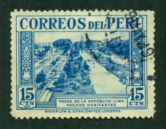 Peru 1936 #362 U SCV (2024) = $0.30 | Central & South America - Peru ...
