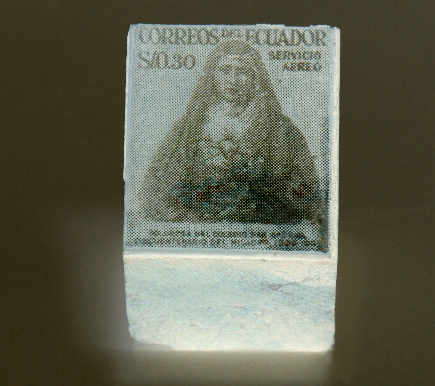 ECUADOR #C320 Mater Dolorosa Catalog Metal Die Stamp Postage Cliche ...