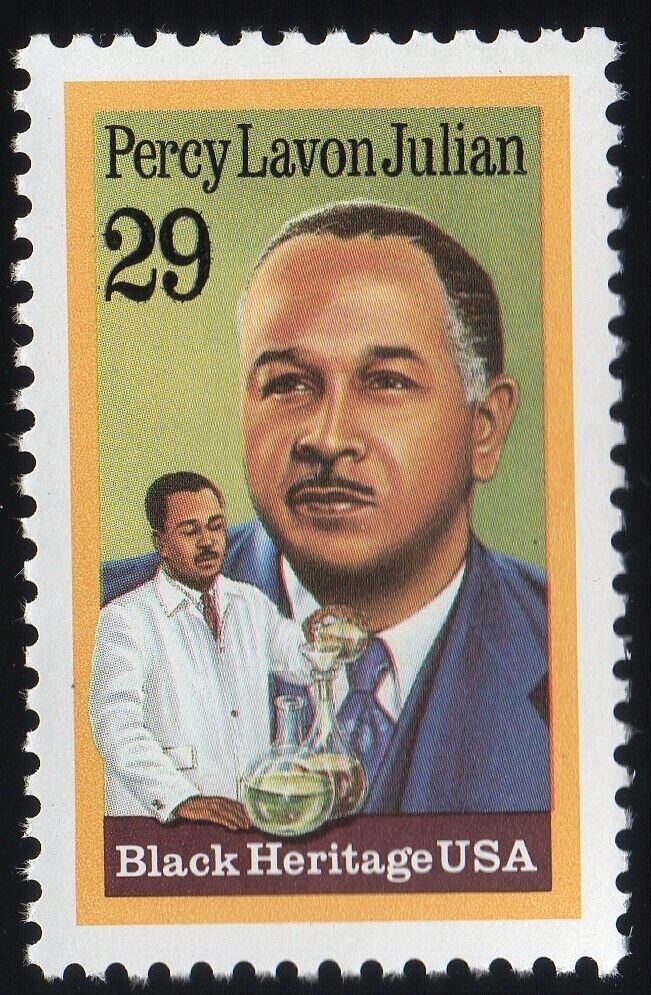 Scott #2746 Percy Lavon Julian (Black Heritage Chemist) Single Stamp ...