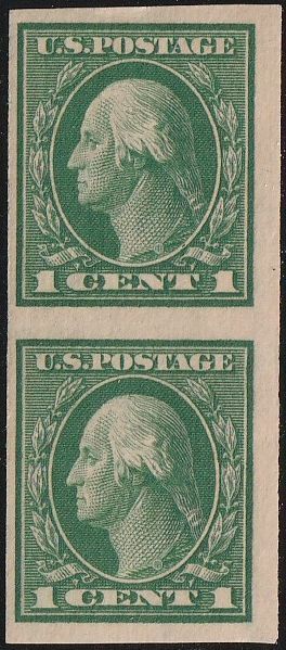 408 MNH pair, imperforate, single line watermark - no per item S&H fees ...