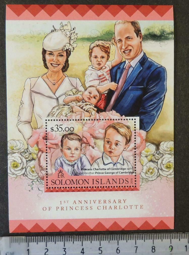 Solomon Islands 2016 princess charlotte royalty william kate children s ...