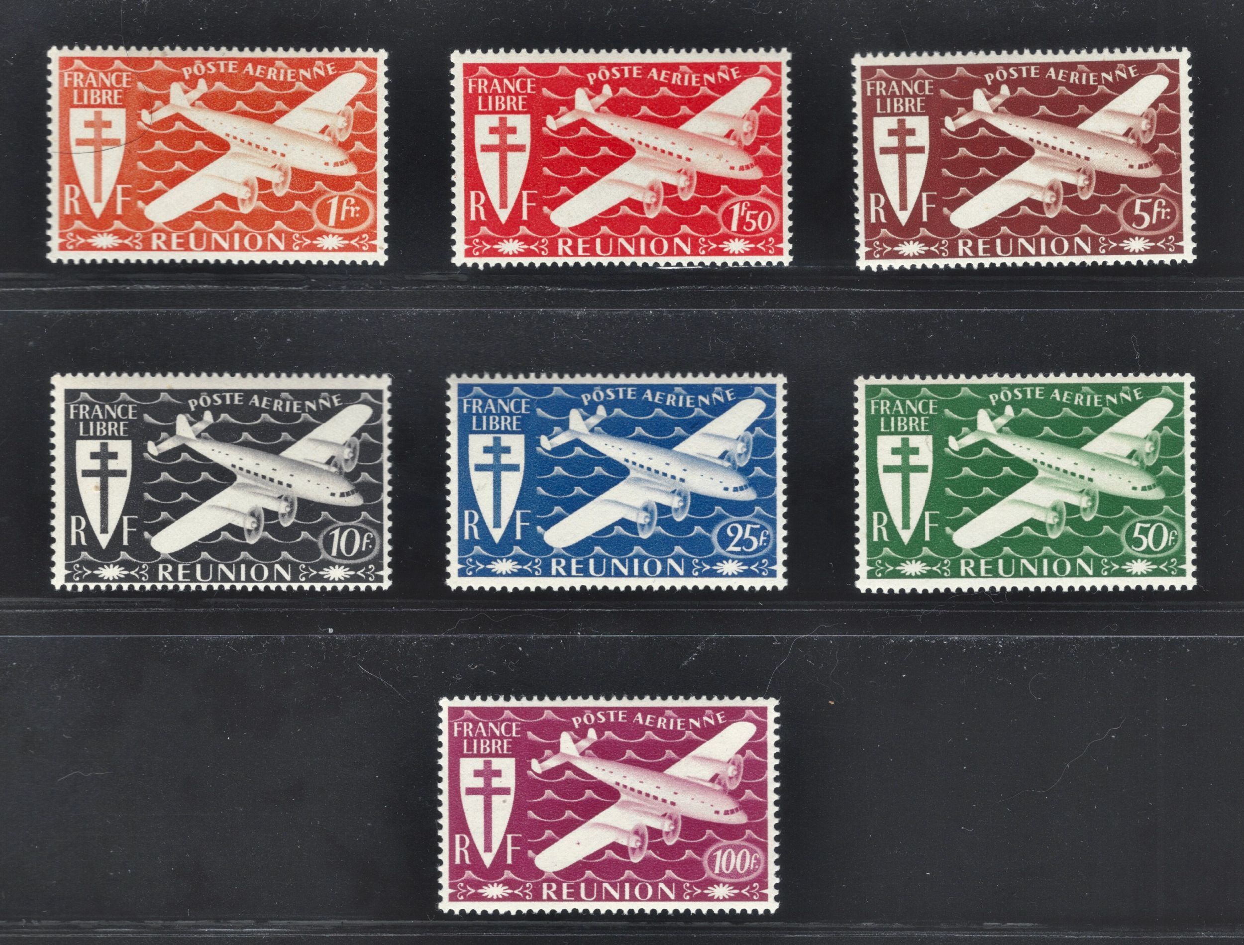 Reunion #C18-24 Airmail (1944) F-VF NH | Europe - France & Colonies ...