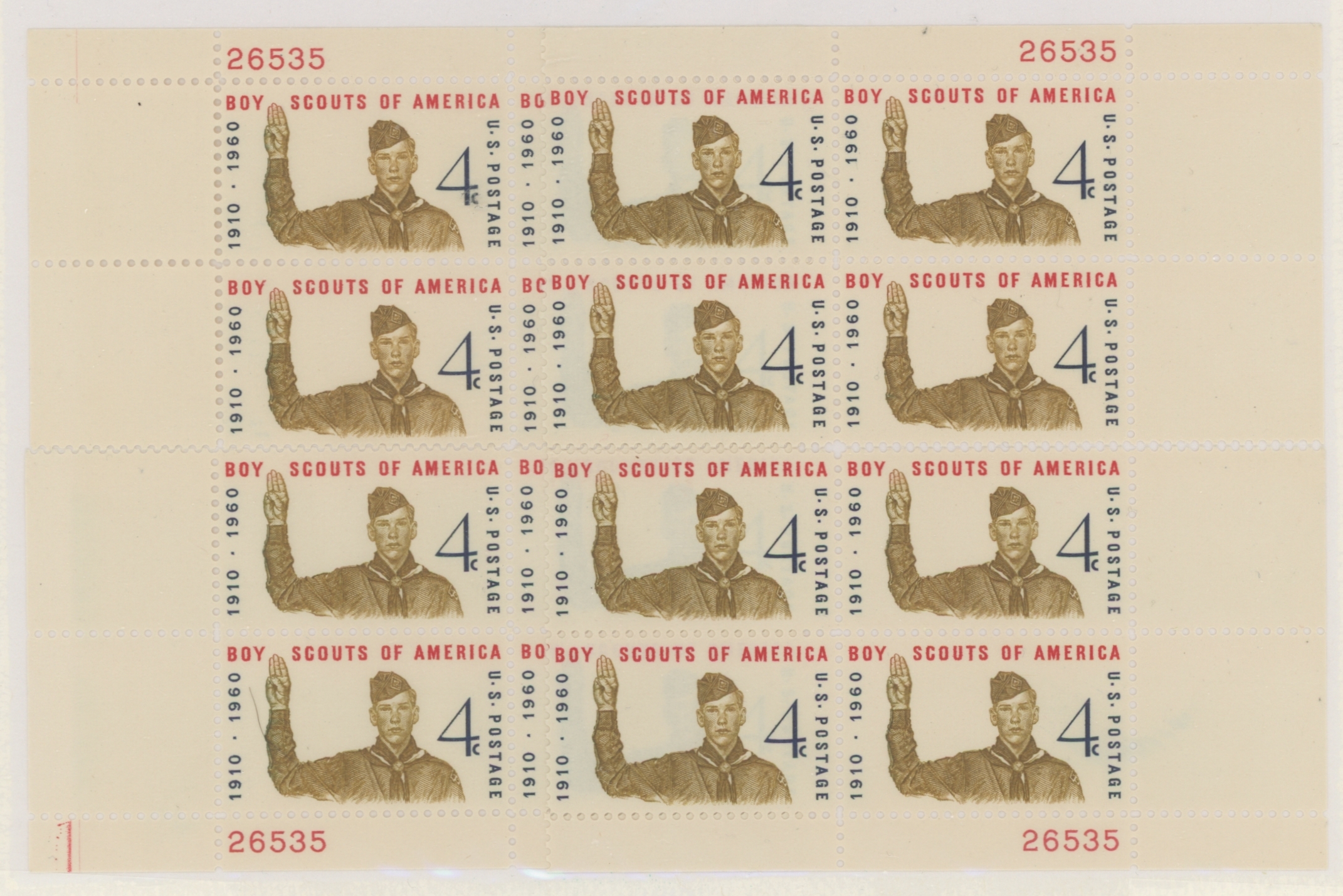United States #1145 Mint (NH) Plate Block (Scouts) | United States ...