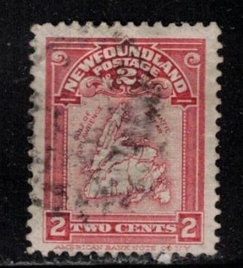 NEWFOUNDLAND Scott # 86 Used - Early Map Of Newfoundland | Canada ...