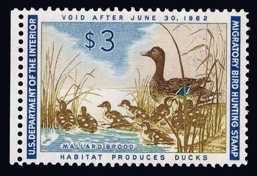 Rw28 Mint Federal Duck Stamp - Mognh - VF - $100.00 - (Esp#7590 ...