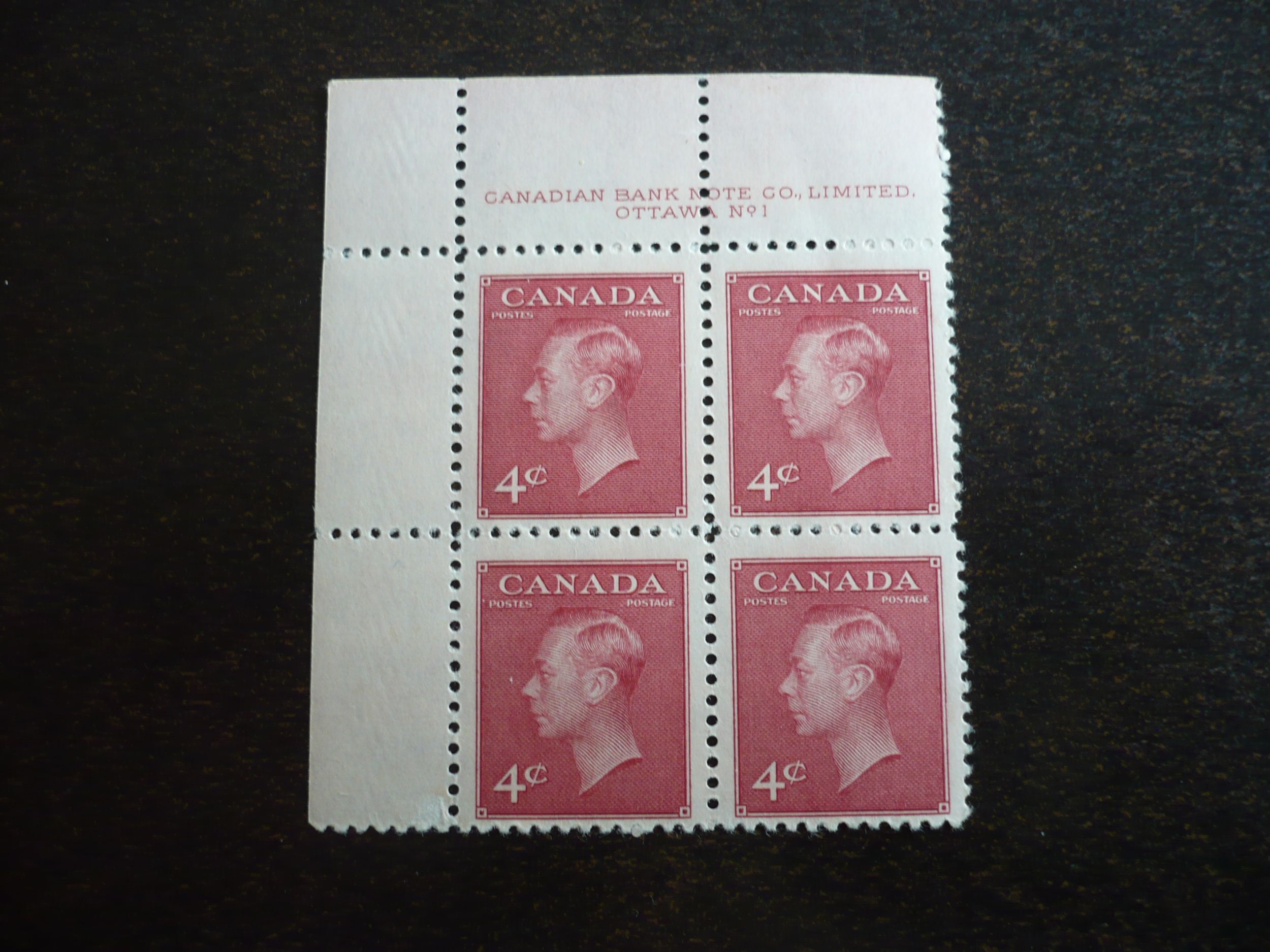 Stamps - Canada - Scott#287 - Mint Never Hinged Plate Block #1 | Canada ...