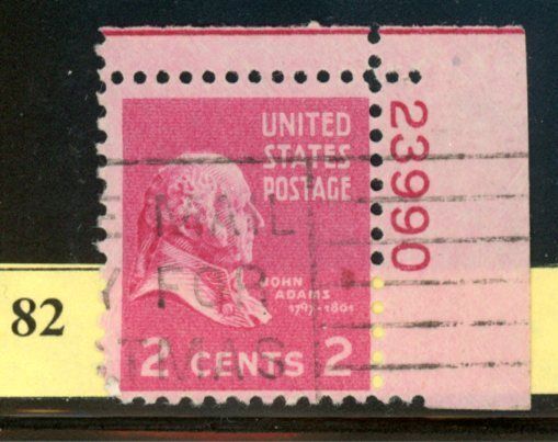 PKStamps - USA - 806 - Used - Precancel - Plate Number Single (#2-082 ...